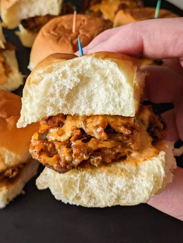 Vegetarian Black Bean Southwest Sliders • The Candid Cooks