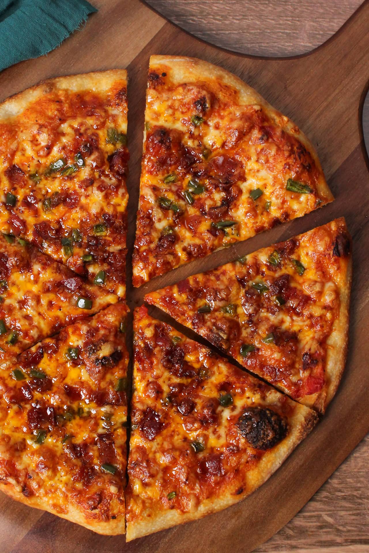 Maple Bacon Jalapeno Pizza • The Candid Cooks