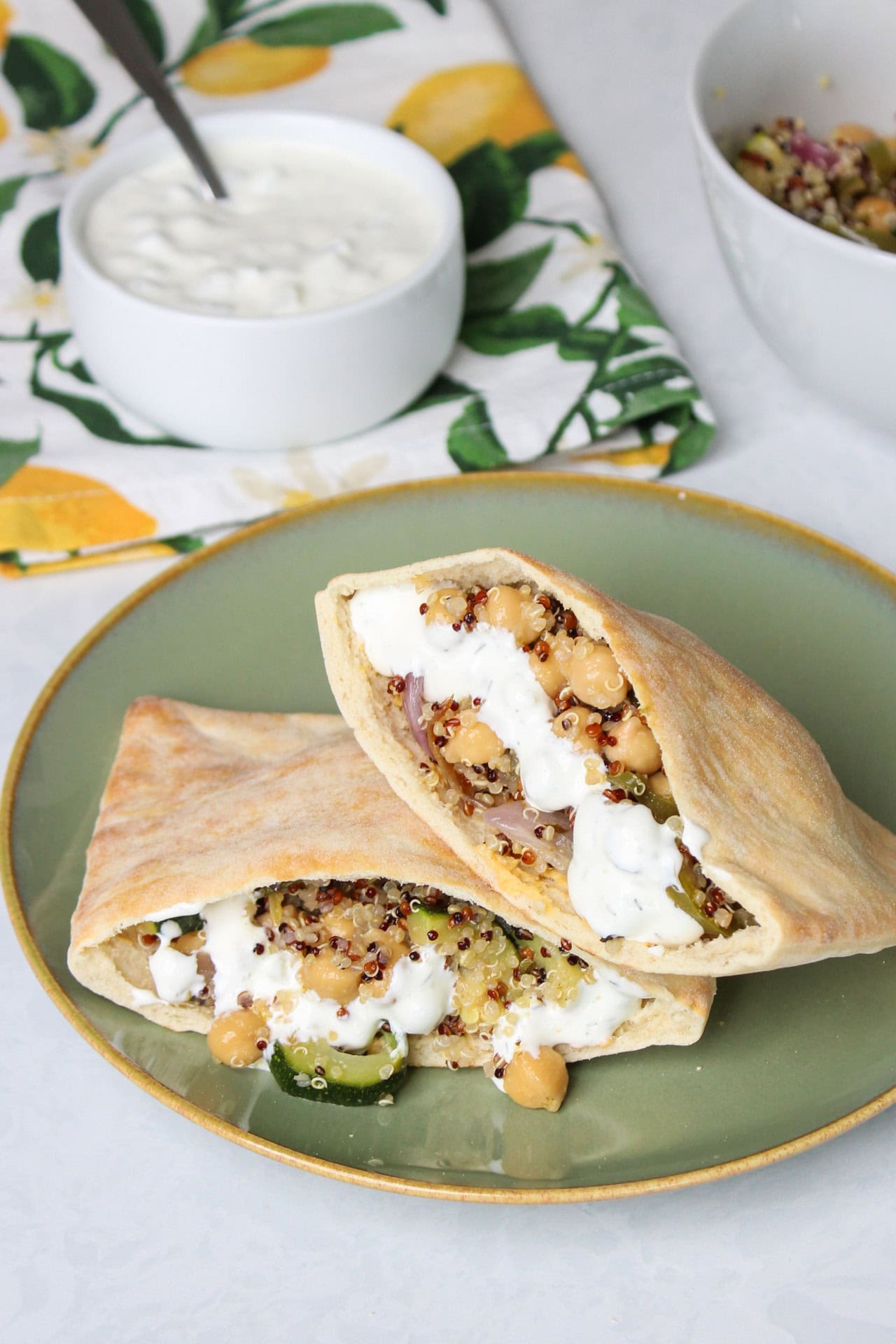 Veggie Pita Pockets • The Candid Cooks