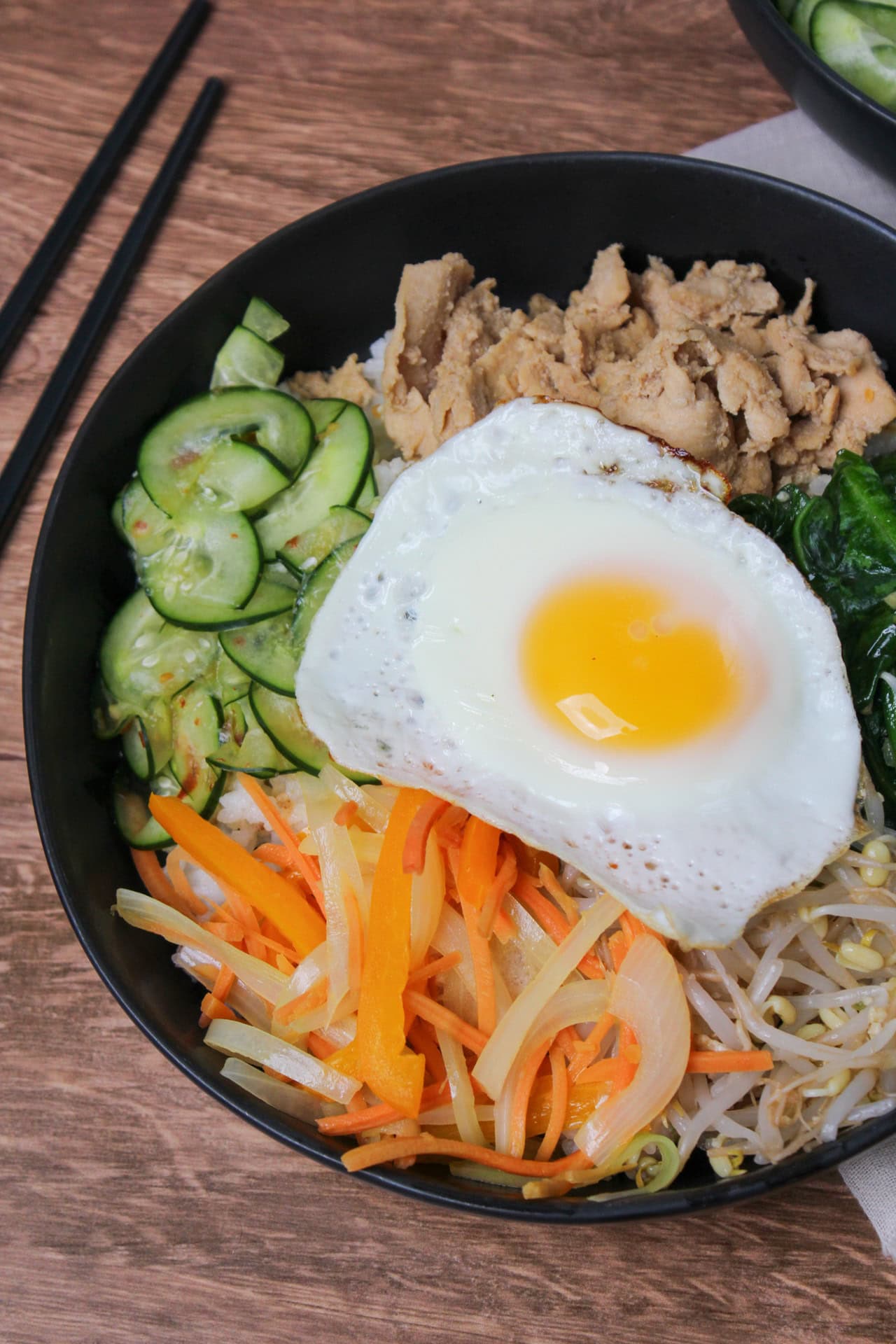 Chicken Bibimbap • The Candid Cooks